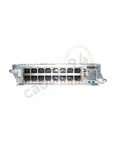 Cisco NM-16ESW-PWR 16 puertos 10/100 PoE Ethernet Switch 800-15156-02 ...