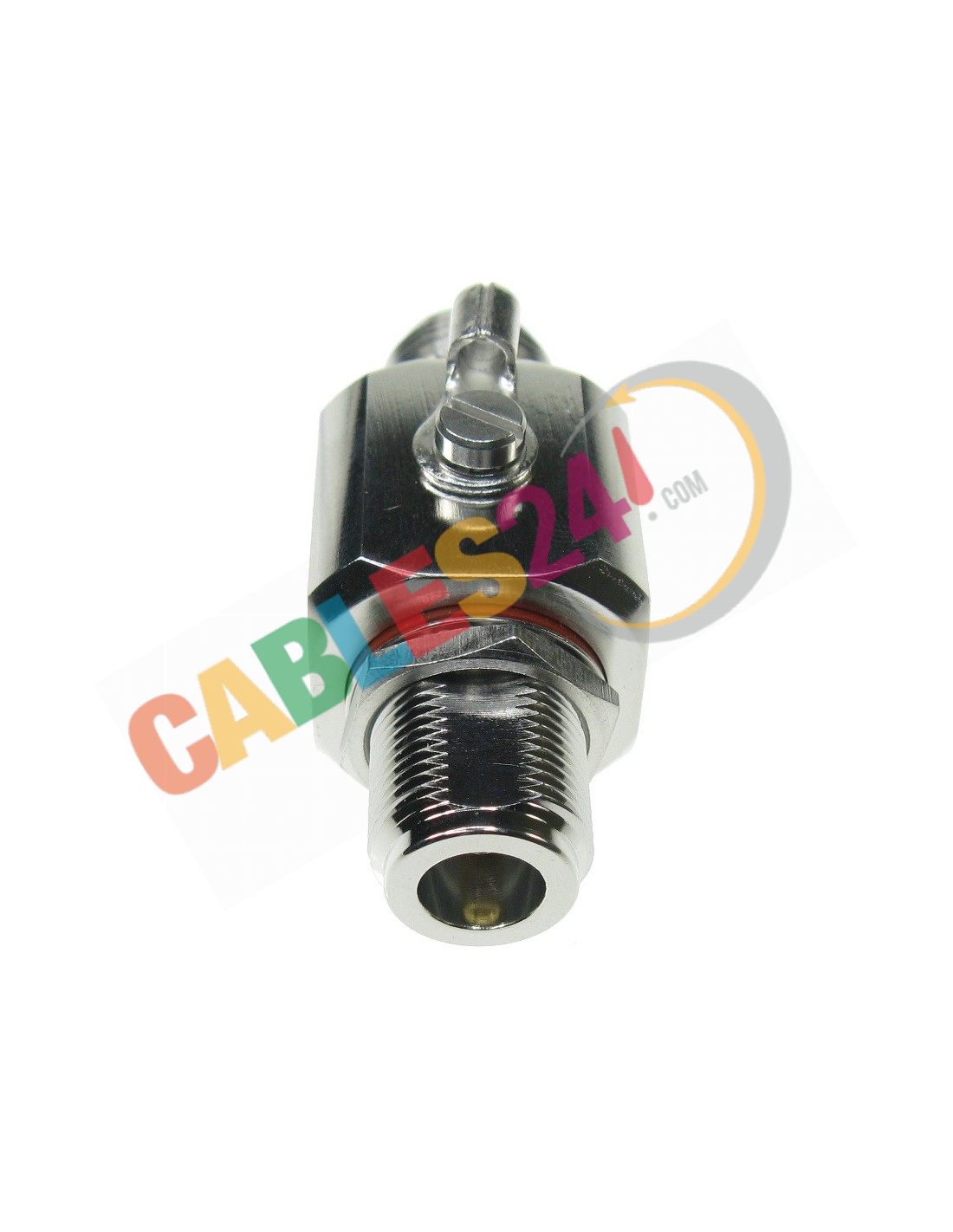 RF surge protector bulkhead female N type female N type 50 ohms 1 GHz