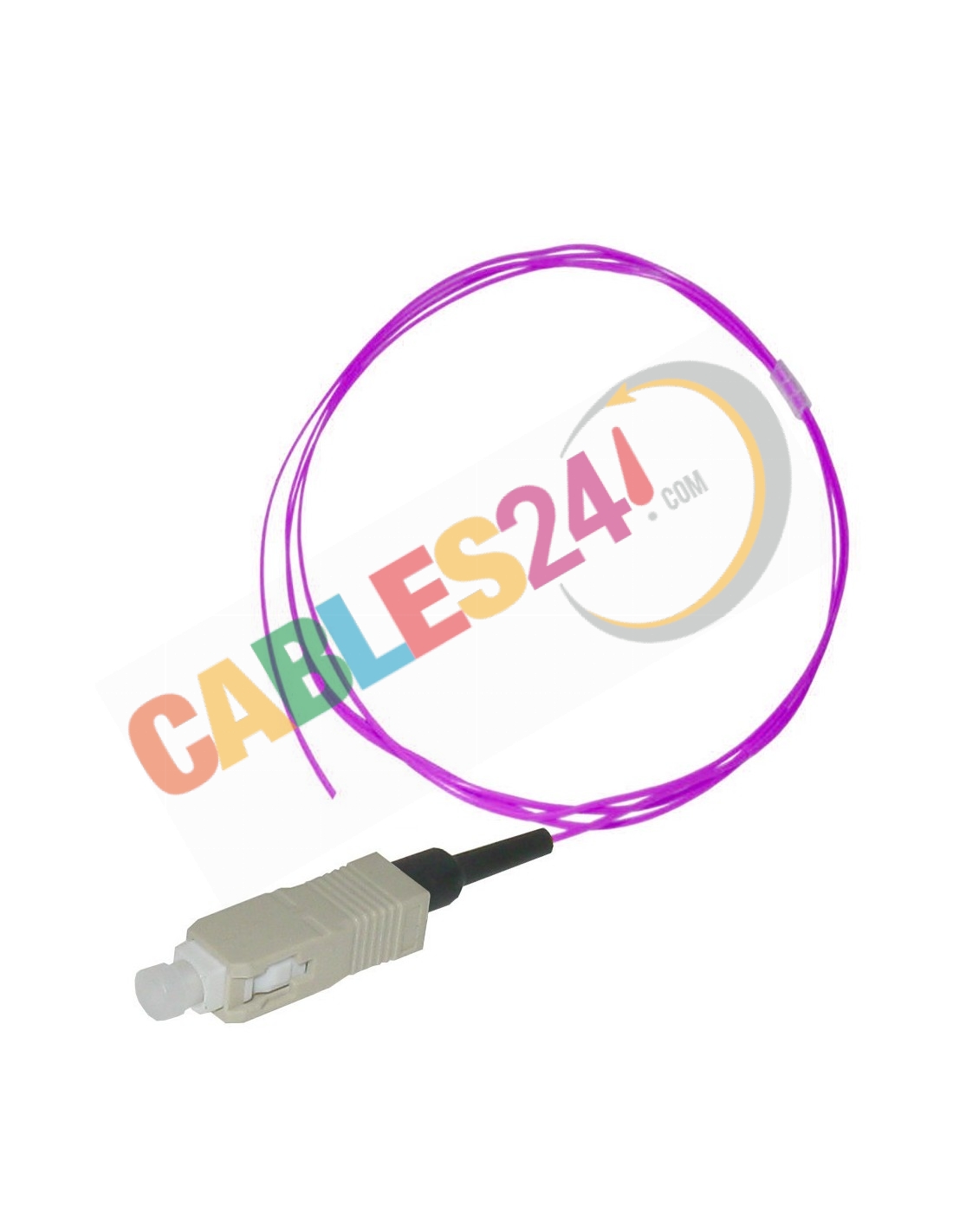 Cable Pigtail de Fibra Óptica Multimodo OM4 50/125 SC