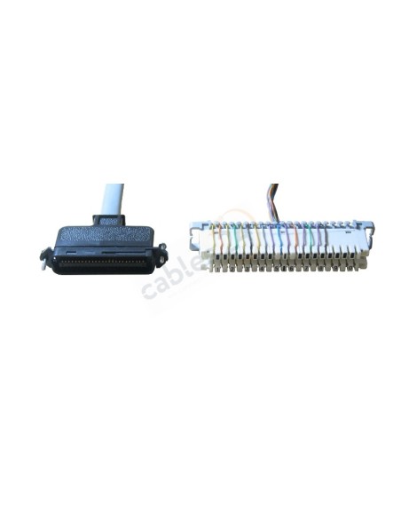 Telco RJ21 Cable to Krone Cable