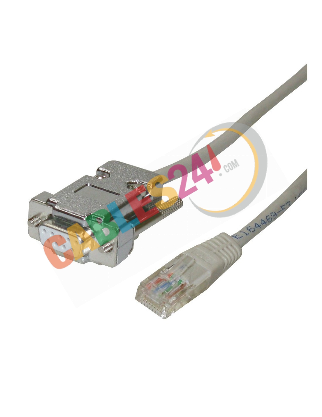 ALCATEL OmniPCX Console Cable DB9 female to male RJ45