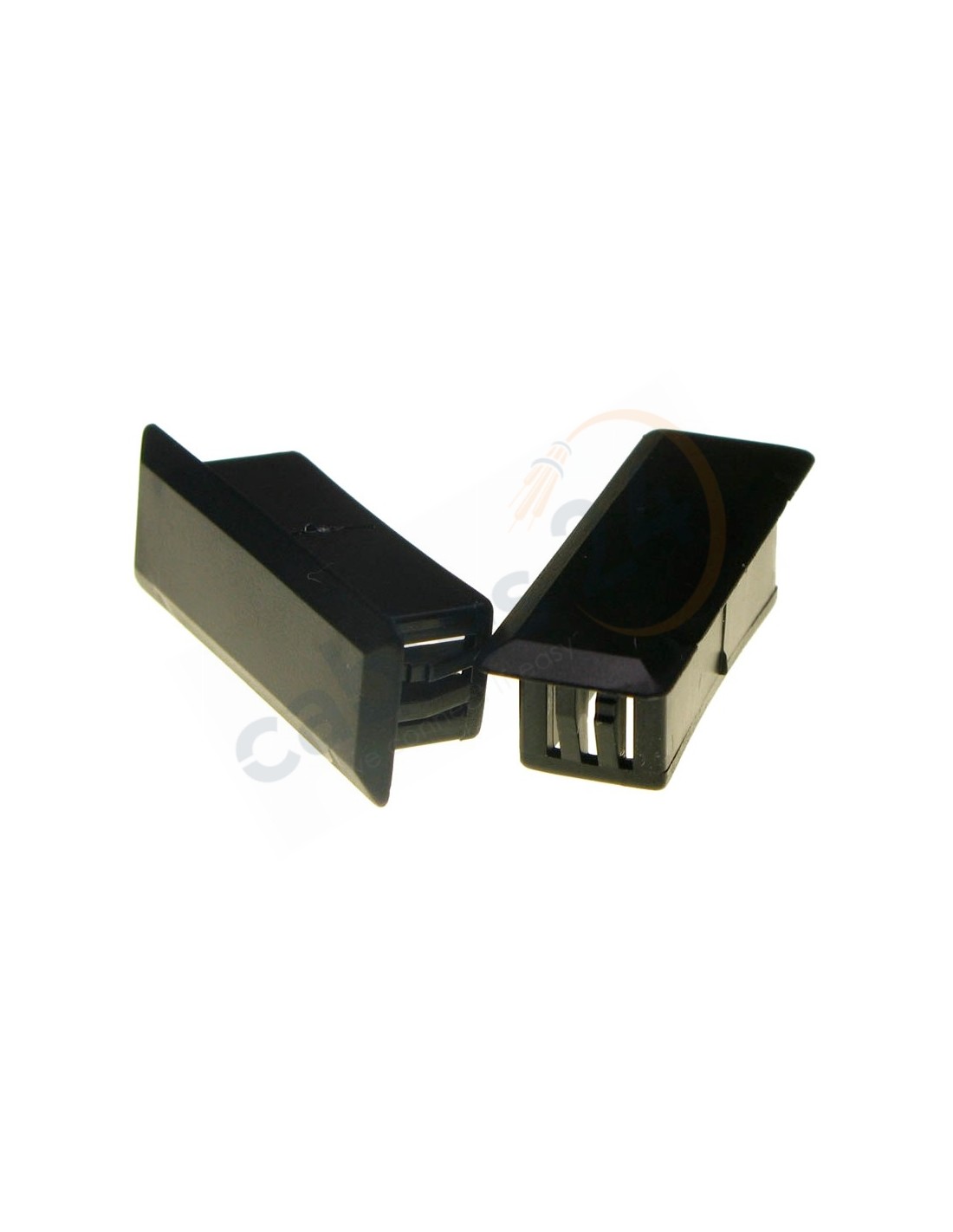 Blank insert for SC duplex adapter