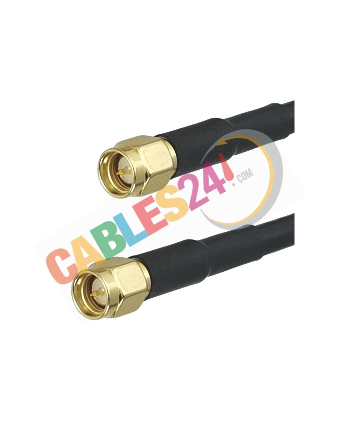 Male SMA to Male SMA RG58 coax patchcord