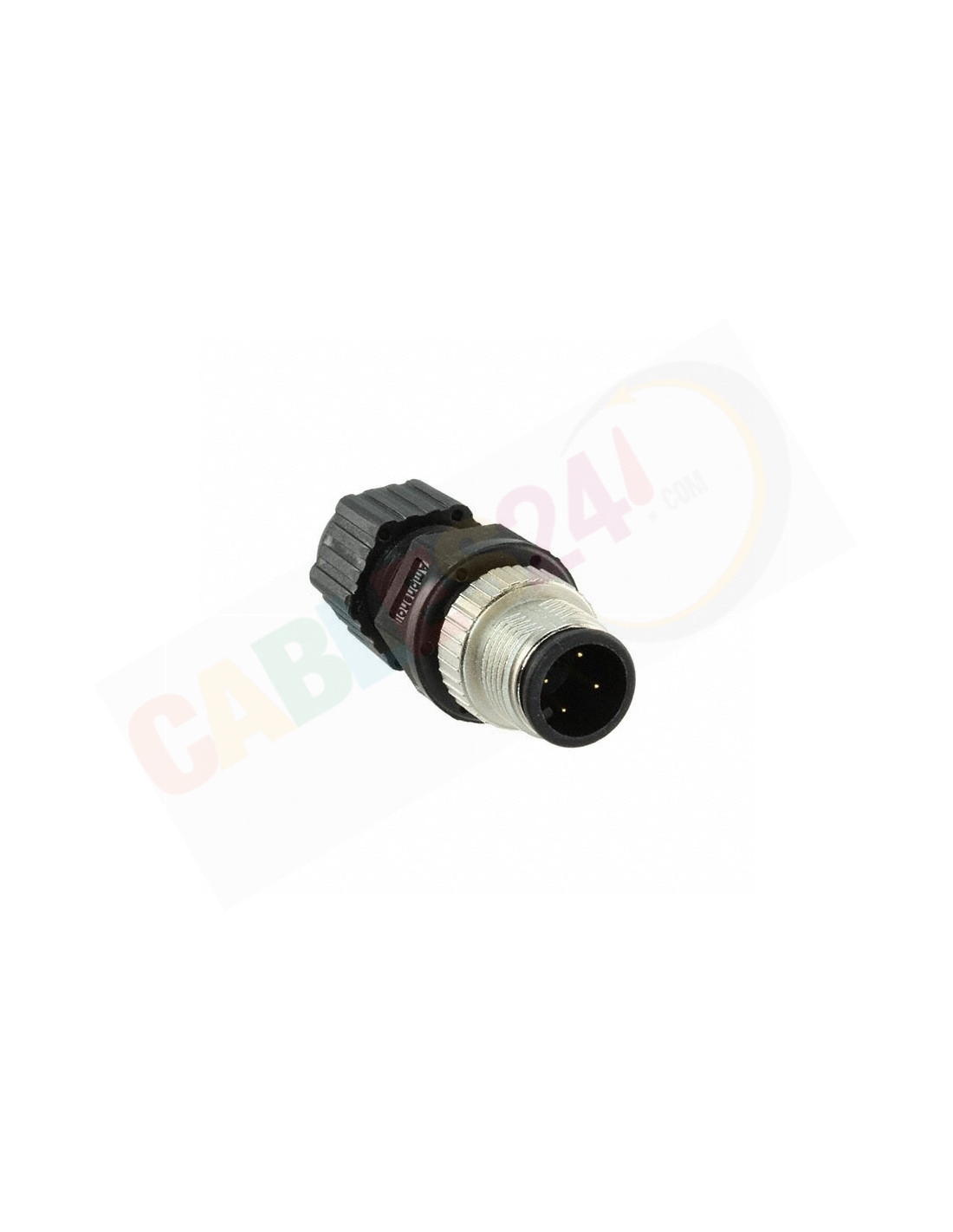 M12 type D 4 pins male IP68 connector